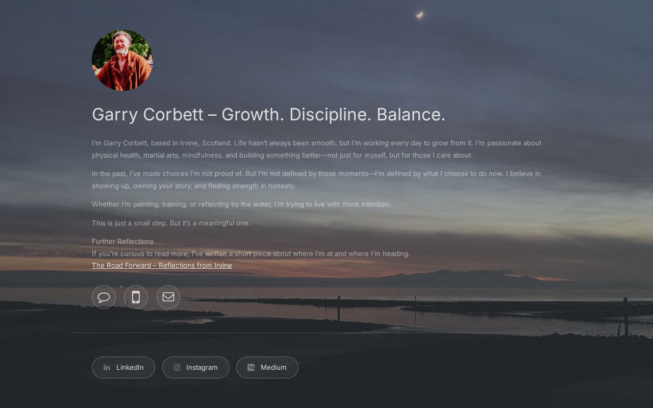Garry Corbett – Growth. Discipline. Balance.